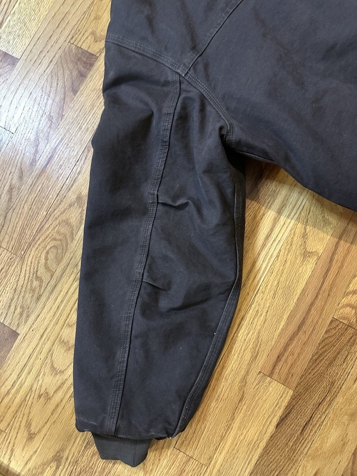 Carhartt Santa Fe Jacket Quilt Lined Mens XL J14 DKB Dark Brown NWT vtg | eBay