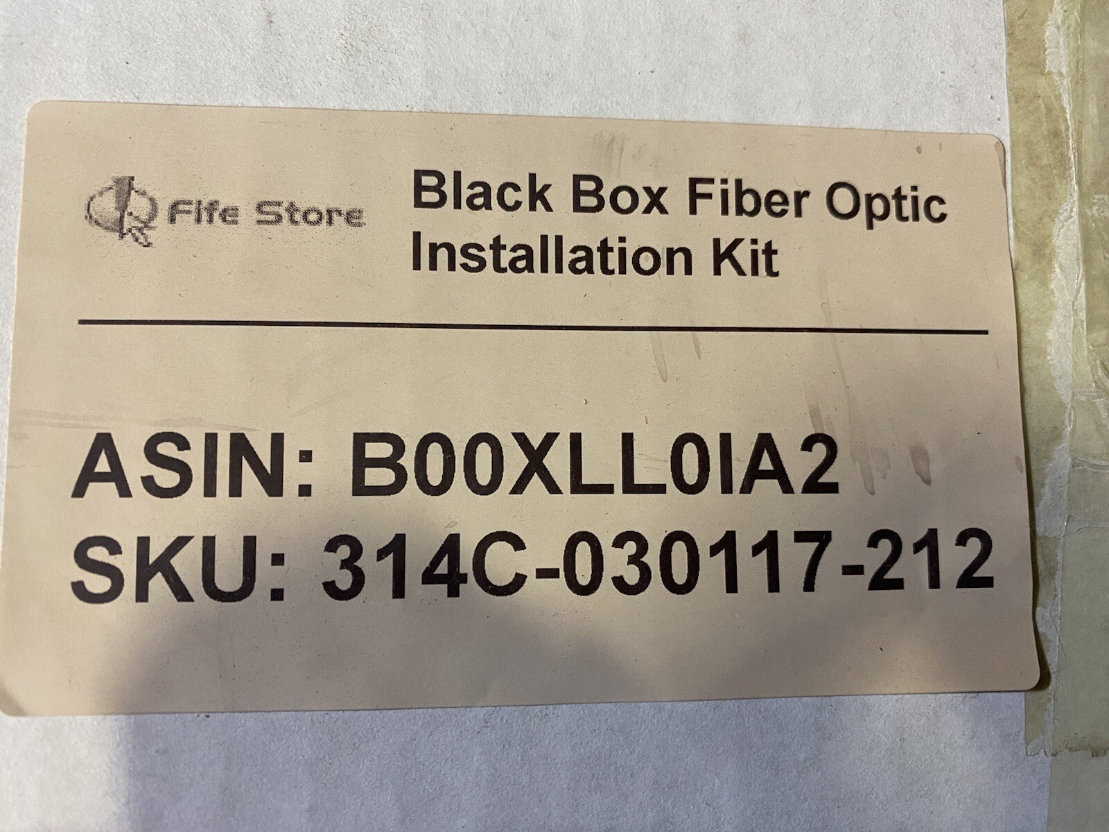 Black Box, Fiber Optic professional installation kit, Black box Part # ...