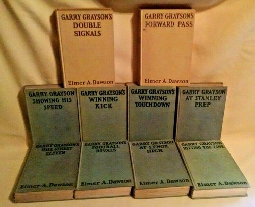GARRY GRAYSON BOOK SET 10 ELMER DAWSON FOOTBALL 1920'S 1930'S ILL ...