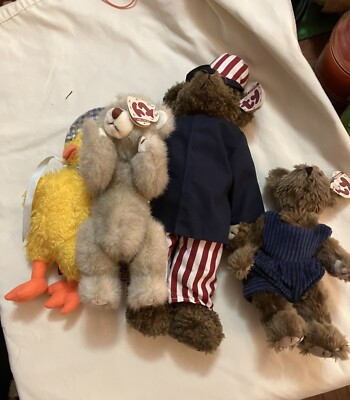 Ty Attic Treasures Collection Lg Bear - Bonnie - Christopher - Dickens ...