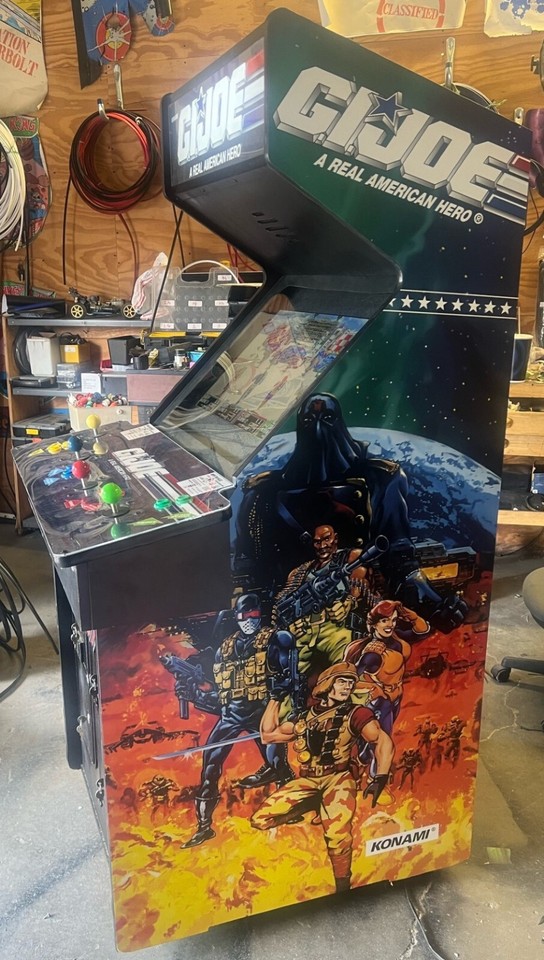 G.I. JOE ARCADE MACHINE bY KONAMI 1992 (Excellent Condition) *RARE* | eBay