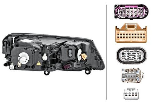 HELLA Bi-Xenon LED Headlight Left Fits VW Touareg 7P1941753B | eBay