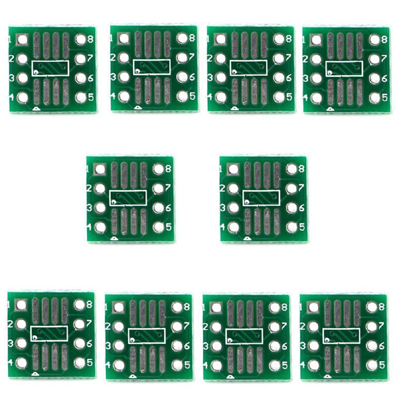New 50Pcs SOP8 SSOP8 TSSOP8 SMD To DIP8 Adapter 065/127mm Board FAST G9 ...
