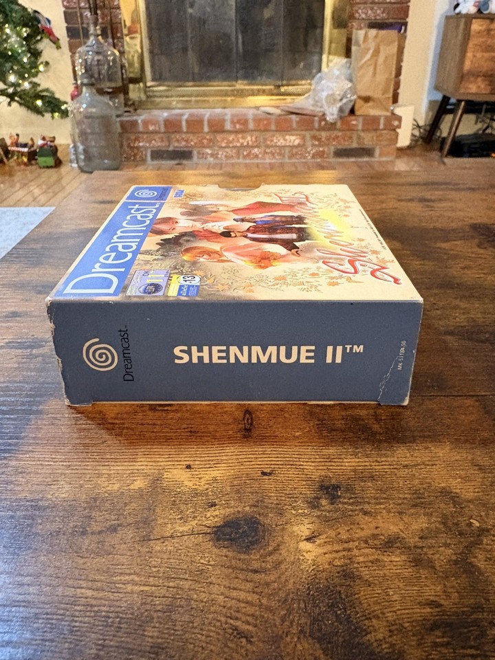 Vintage Sega Dreamcast Shenmue I + II Video Game Disc Case & Manual ...