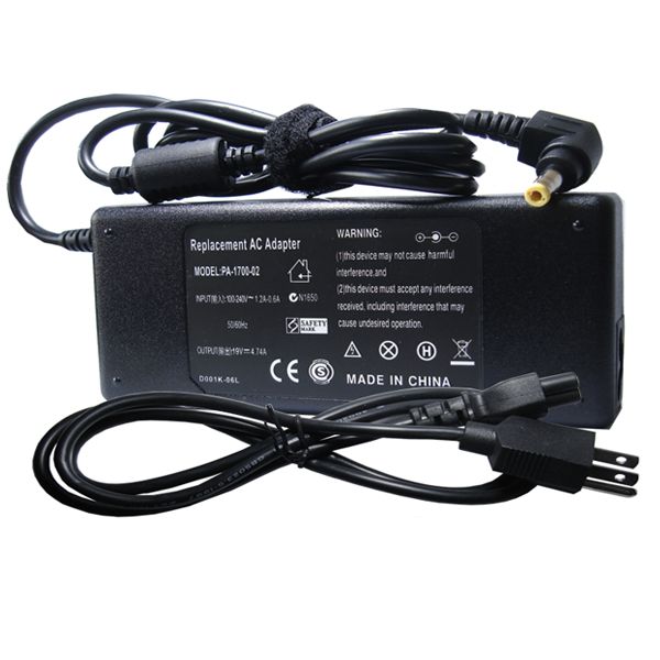 AC ADAPTER CHARGER FOR Fujitsu LIFEBOOK FPCAC62AR FPCAC62AQ T725 T904 ...