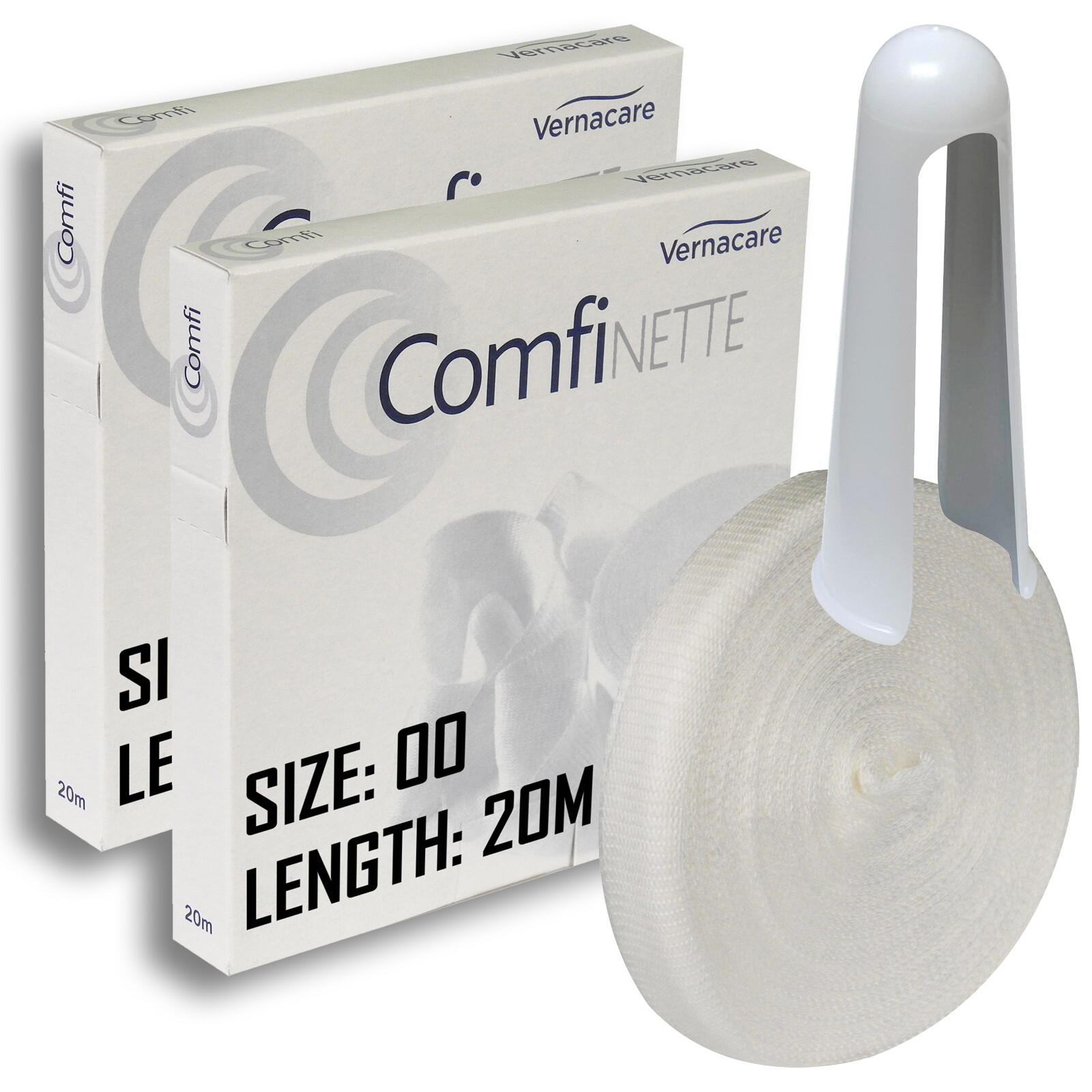 Comfinette Size '00' Tubular Viscose Fingers Toes Bandage + Applicator ...