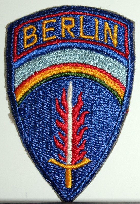 US Army Berlin Full Color Crest Badge Insignia Emblem Patch | eBay