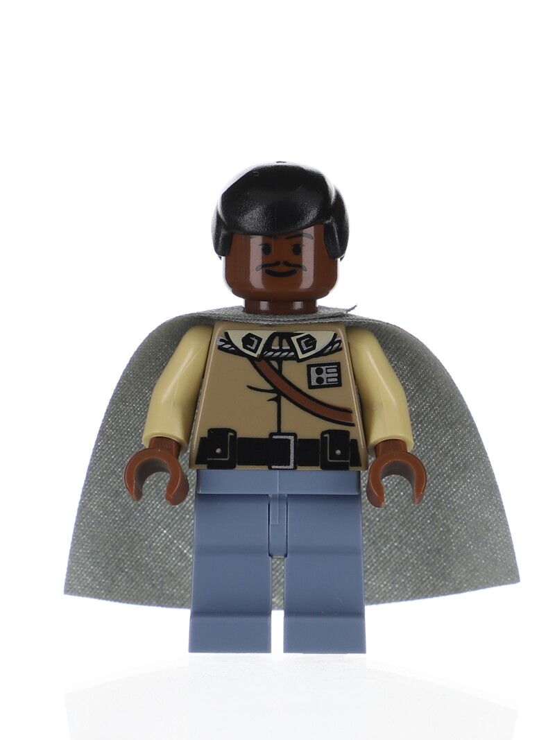 Lego Lando Calrissian 7754 General Insignia Sand Blue Legs Star Wars ...