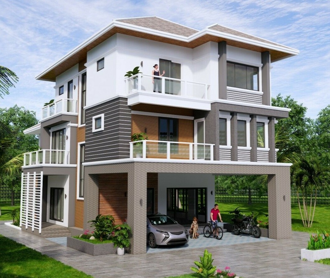Hip Roof House Plans Barbados