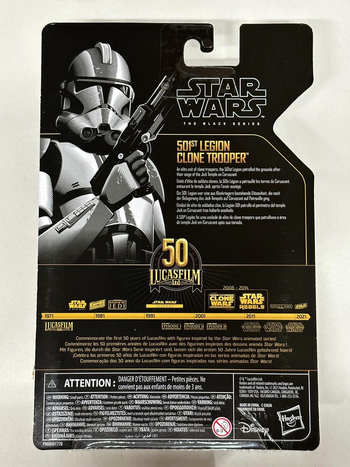 Star Wars Black Series Archive - 501st LEGION CLONE TROOPER Blue 6 ...
