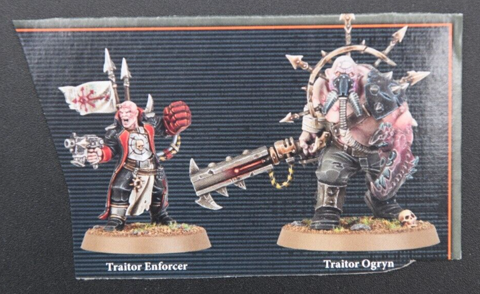 Warhammer 40k Traitor Guardsman Enforcer Commissar / Traitor Ogryn | eBay