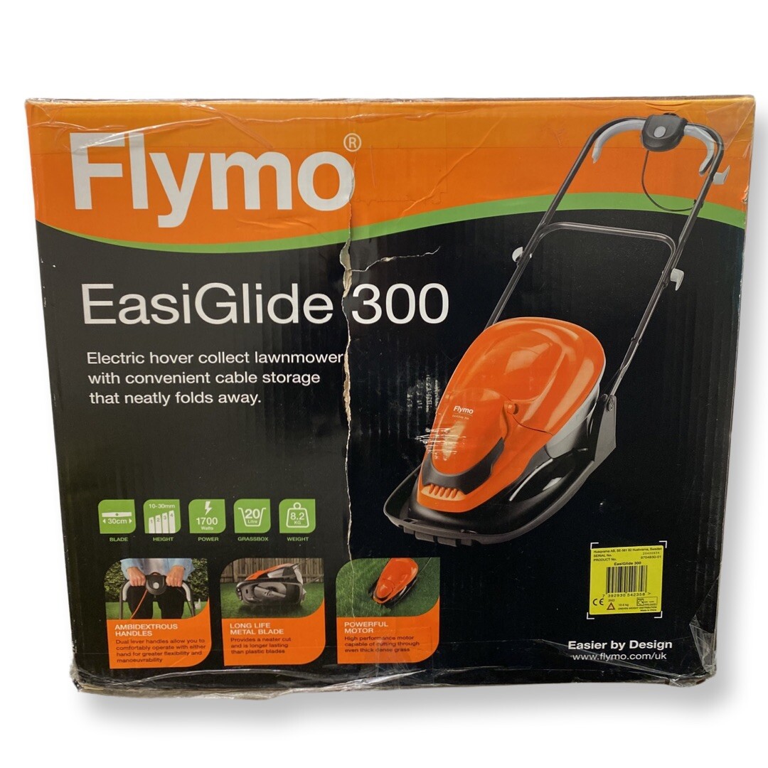 Flymo+Easiglide+300V+Corded+Hover+Lawnmower+-+Orange for sale online | eBay