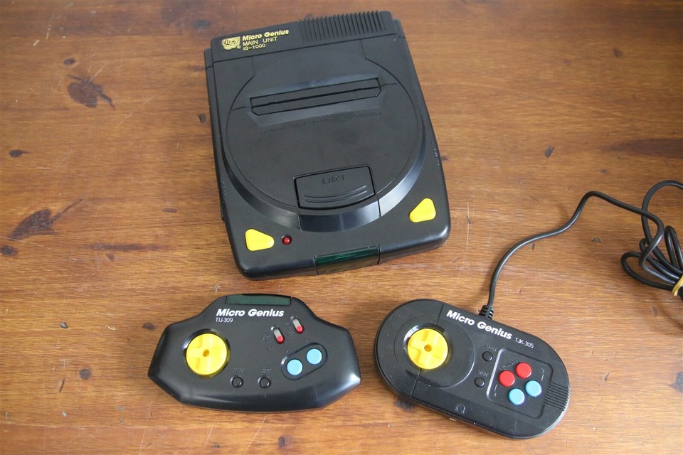 Vintage Family Game Clone Micro Genius IQ-1000 Rare Famiclone Bootleg ...