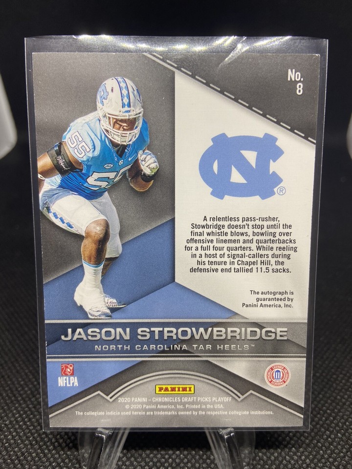 Jason Strowbridge 2020 Panini Chronicles Playoff Red Zone Auto ...