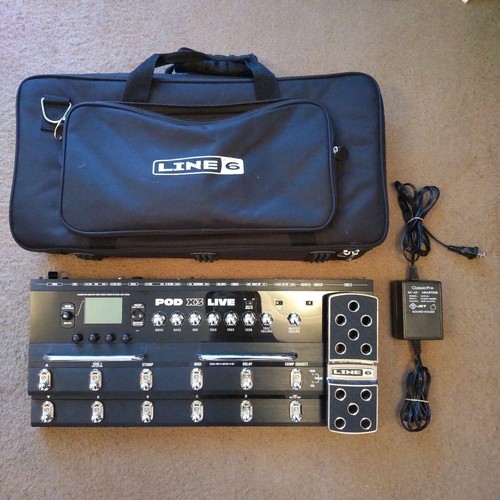 Line 6 POD X3 LIVE Multi -Effects Pedal With Case Used Shipping Free ...