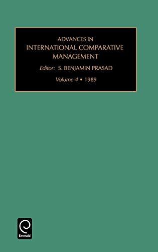 Srinivas Prasad Advances in International Comparative Management (Relié ...