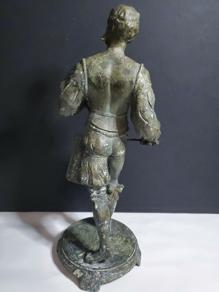 Antique Bronze Spanish Conquistador Statue 12.5" | eBay