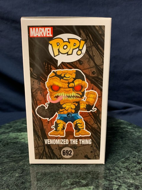 Funko Pop Marvel Venomized The Thing Vinyl Figure #692 Metallic for ...