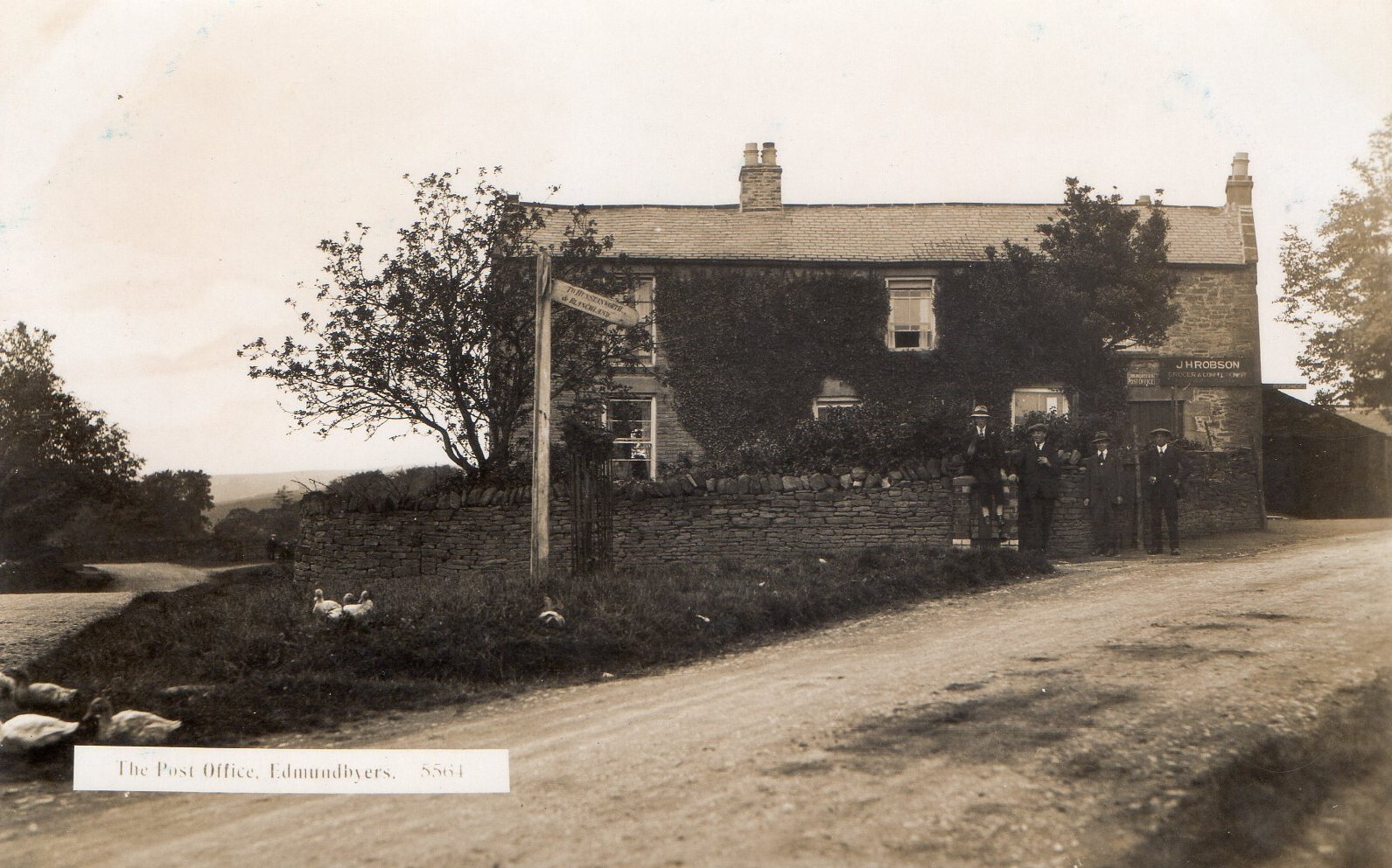 EDMUNDBYERS NEAR CONSETT. POST OFFICE # 5564 MONARCH SERIES BY R ...