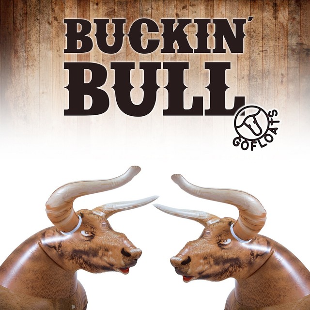 GoFloats Inflatable Buckin' Bull Pool Float Party Tube | Grab Summer by ...