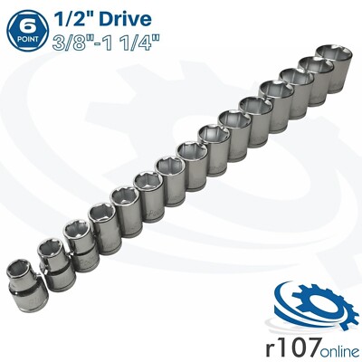 Blue Point 1/2" AF Imperial Socket Set 3/8"-1 1/4" - As sold by Snap On ...