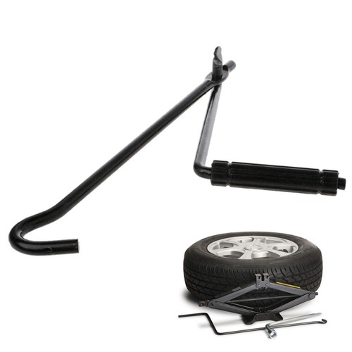 Car Folding Scissor Jack Crank Lever Handle Lift Rod Tire Wheel Lug ...
