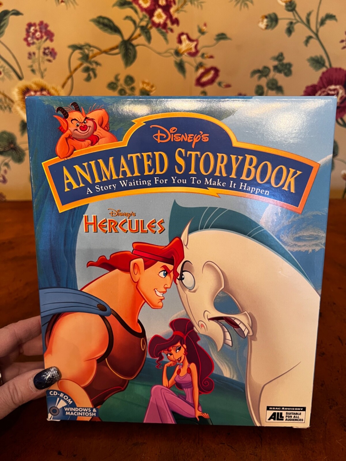 Vintage Disney Hercules Animated Storybook CD-ROM Computer Game | eBay