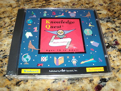 Knowledge Quest Mathematics (PC, Program) (New and Sealed) (Mint) | eBay