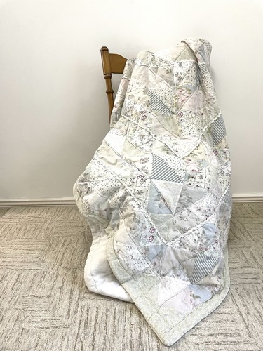 Cottage Core Romantic Handmade Quilt Floral Size Full/queen | eBay