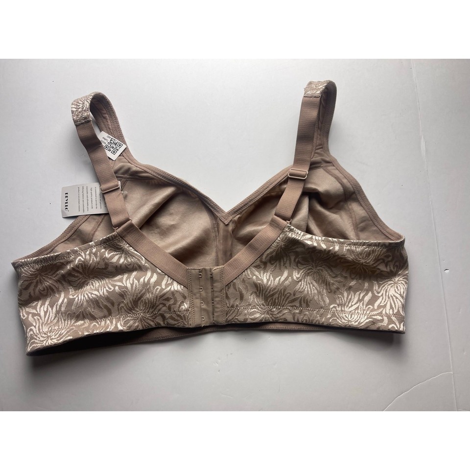 Deyllo Non Padded Wireless Bras Plus Size Full Coverage Minimizer Bra ...