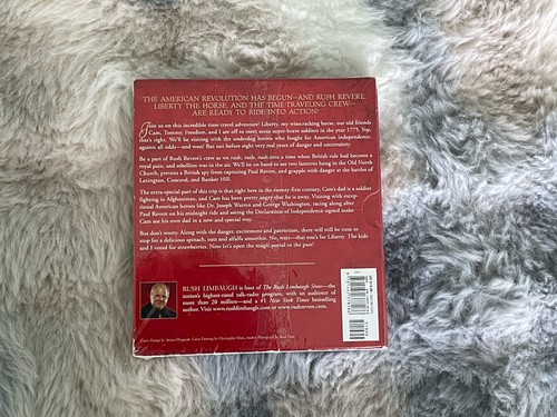 New RUSH REVERE AMERICAN REVOLUTION Audio CD Set Book 3 Read by Rush ...