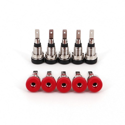 10Pcs Small 2mm Banana Female Socket Panel Mount Test Jack Connector ...