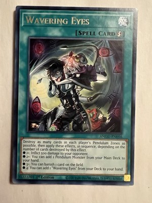 Yugioh TCG Ancient Guardians Wavering Eyes ANGU-EN056 Rare NM | eBay
