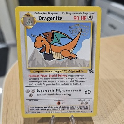 🇦🇺 Dragonite 5 First Movie WB Black Star Promo LP Pokemon TCG Card ...