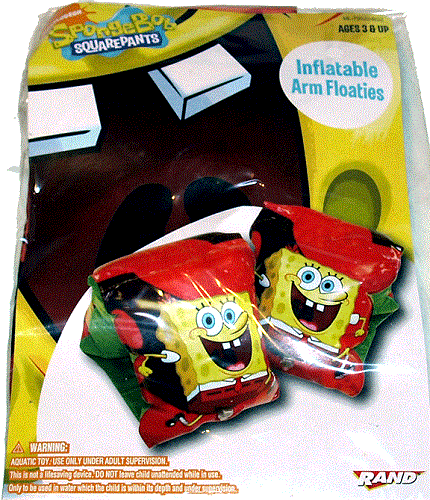 SpongeBob Swimming Floaties Inflatable Arm Floaties | eBay