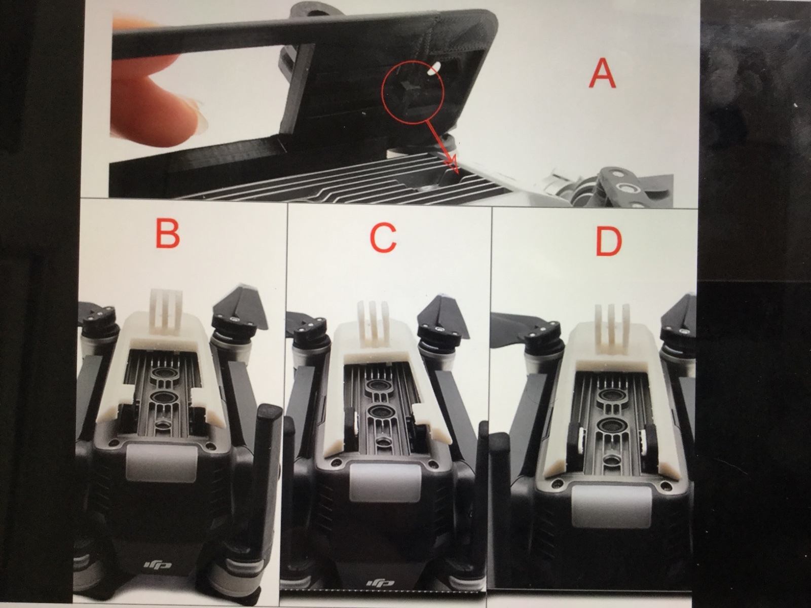 🍊ONLY , Mavic Pro Camera mount for GoPro, Gear 360, Ricoh Theta & LG ...