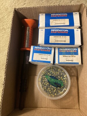 REMINGTON MODEL No. 476 Powder Actuated Tool Hammer Fastener With Nails ...