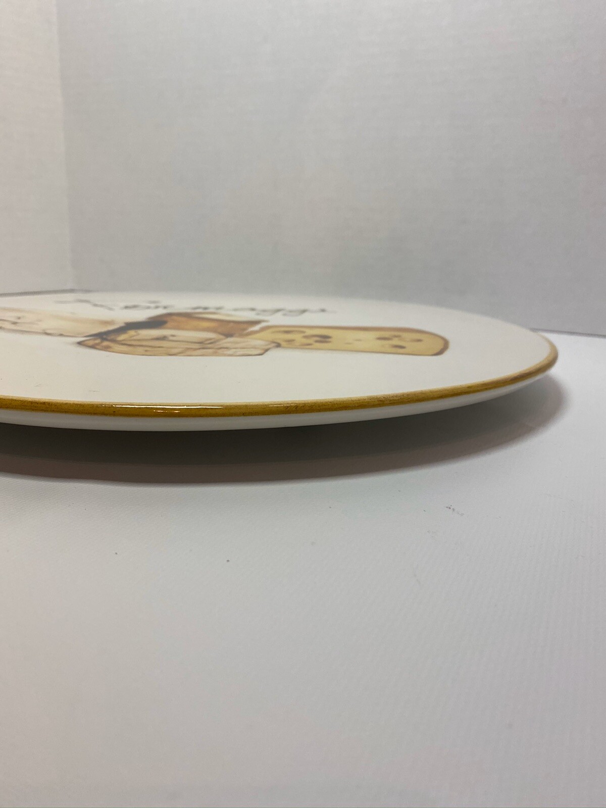 Formaggi Cheese Tray Round Large Platter Made In Italy | eBay