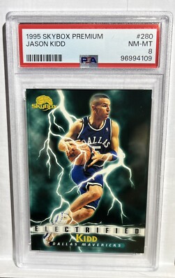 1995-96 Skybox Premium - #280 Jason Kidd PSA 8 RARE *CNDCARDS* | eBay
