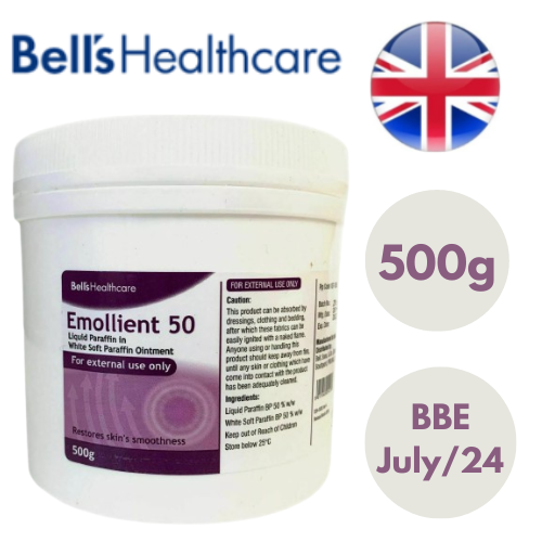 Bells Emollient 50% Liquid Paraffin Dryness and Scaling Skin Cruetly ...