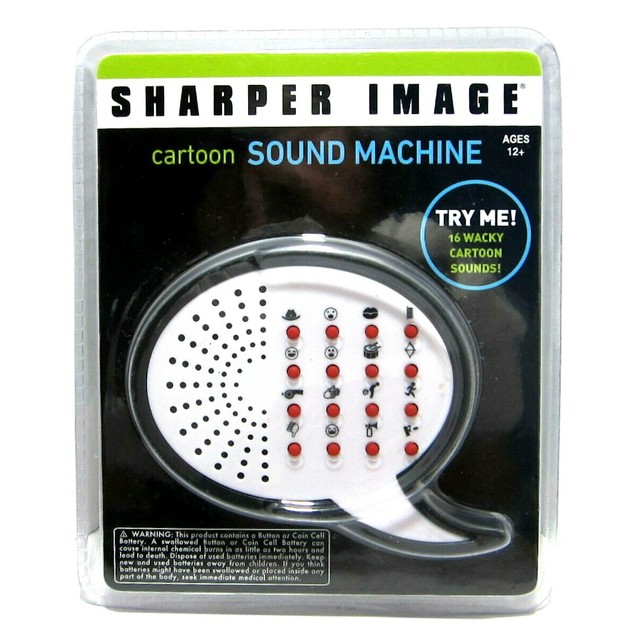 Sharper Image 16 Wacky Funny Cartoon Sound Machine Ages 12 1004472 for ...