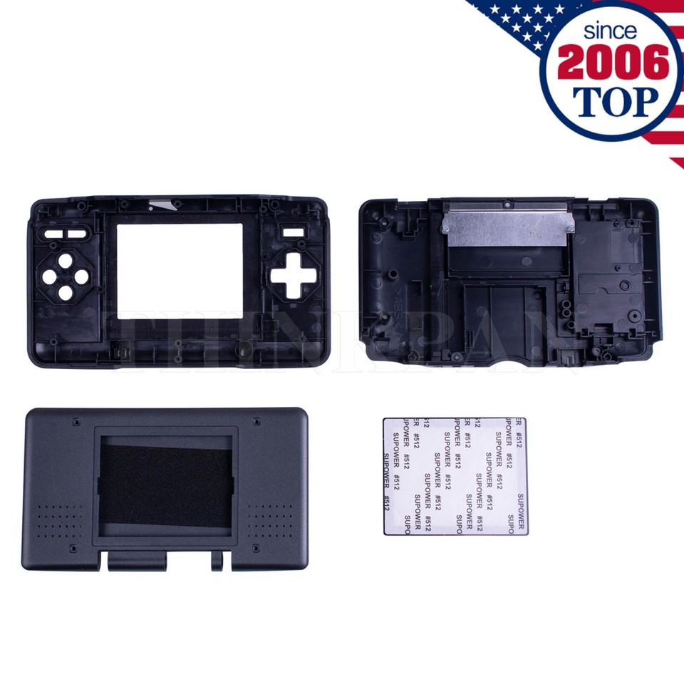 Replacement Housing Shell Case Cover w/ Buttons for Nintendo DS NDS Grey Black | eBay