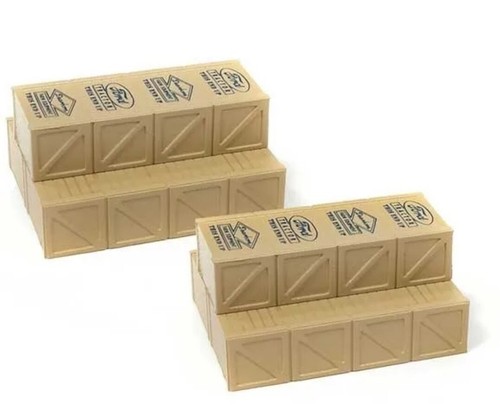 Classic Metal Works HO # 20224 Wooden Crates Truck Load FORD Tractor ...