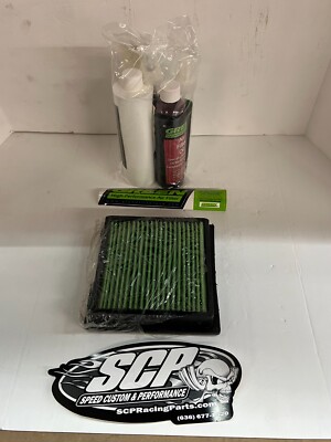 Green High Performance 85-92 Camaro TPI Air Filter & Recharge Kit | eBay