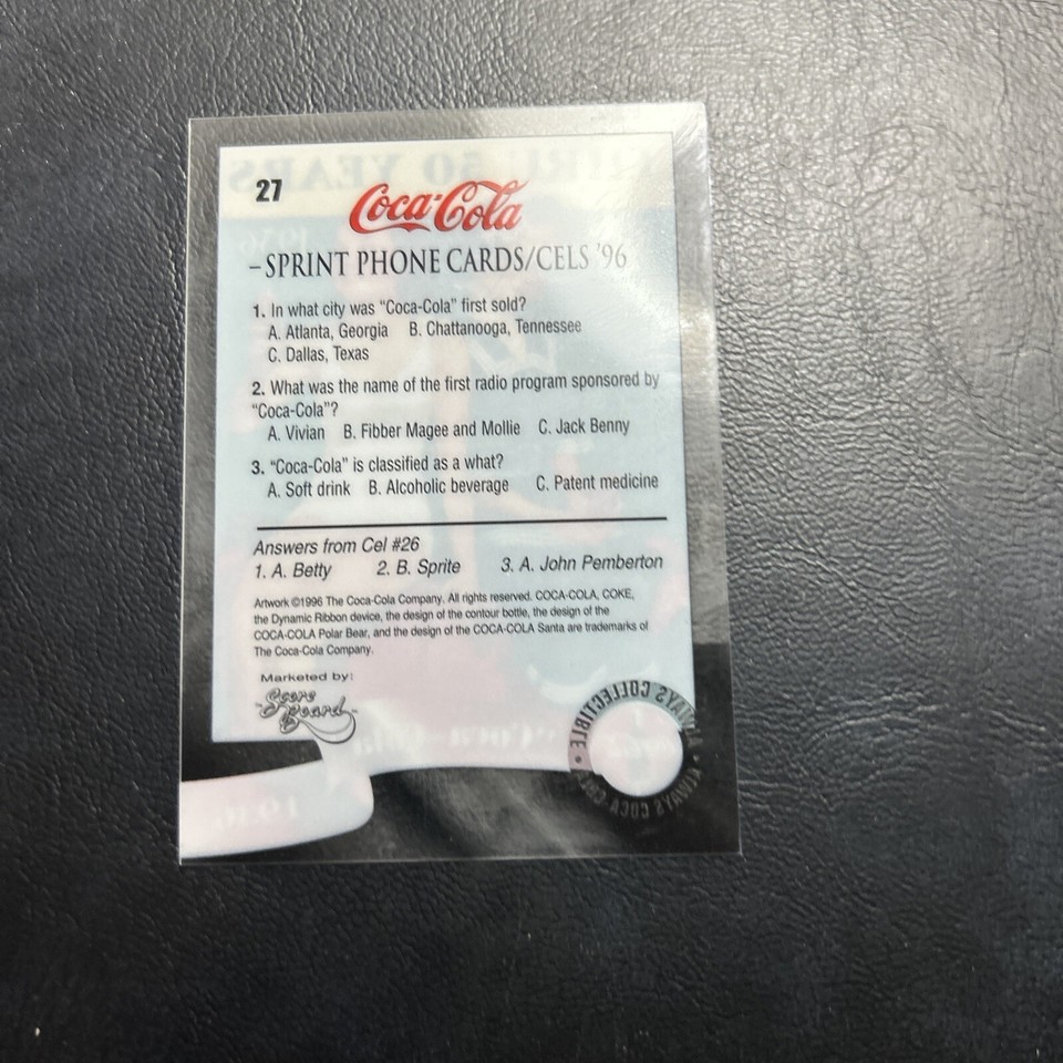 11d Coca-Cola 1996 Sprint Phone Cels Poster Magazine Ad #27 Bathing ...