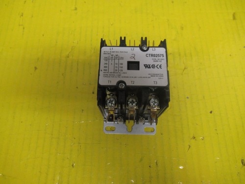 TRANE CONTACTOR CTR02575 24V COIL 30A A AMP 24V COIL 600Vac | eBay
