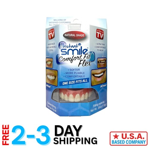 Comfort Fit Flex Natural Shade Upper Cosmetic Teeth - Quick Smile ...