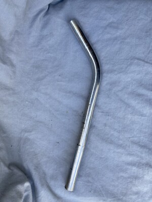 VTG Old School BMX Bike Seat Post Chrome Lay Back made in Taiwan 22.2m ...