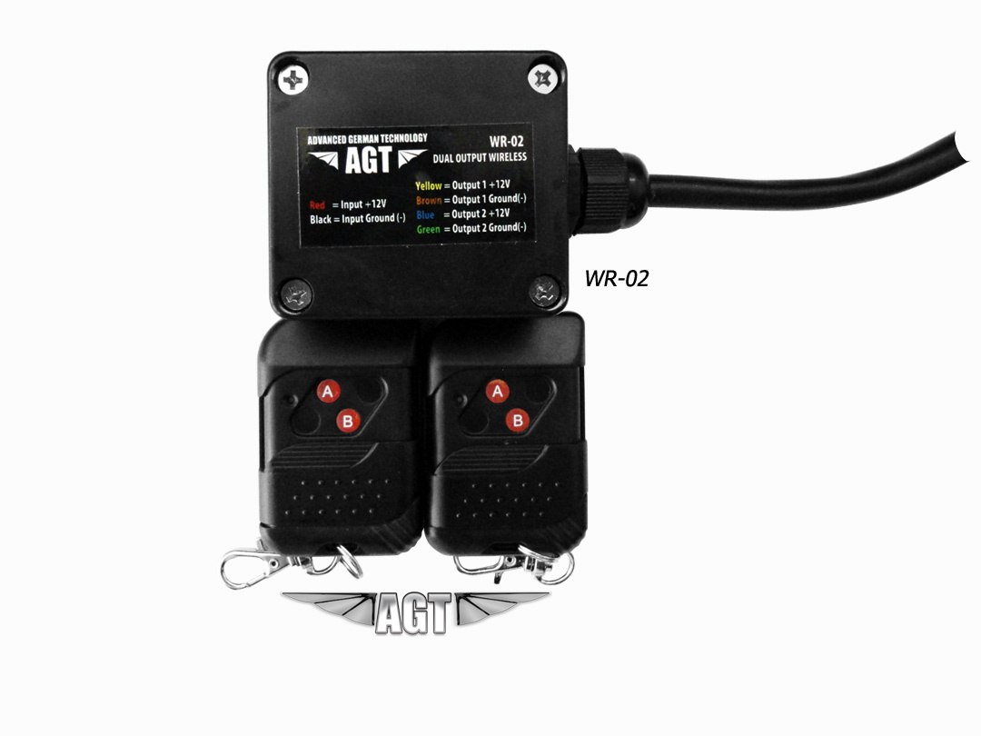 2CH Way RF Waterproof wireless Remote control & Receiver On / Off ...