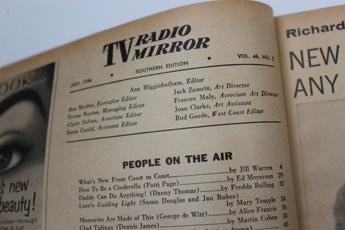 TV Radio Mirror July 1956 Patti Page Irish McCalla Sheena Gordon Macrae ...